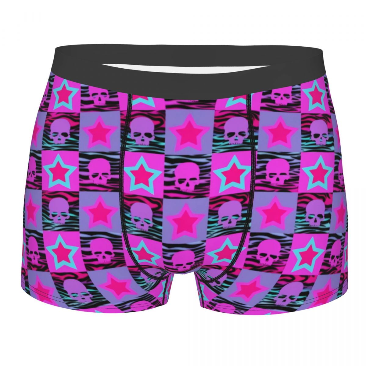 Gothic Skeleton Horror Death Skull Boxer Shorts For Homme 3D Print Male ...
