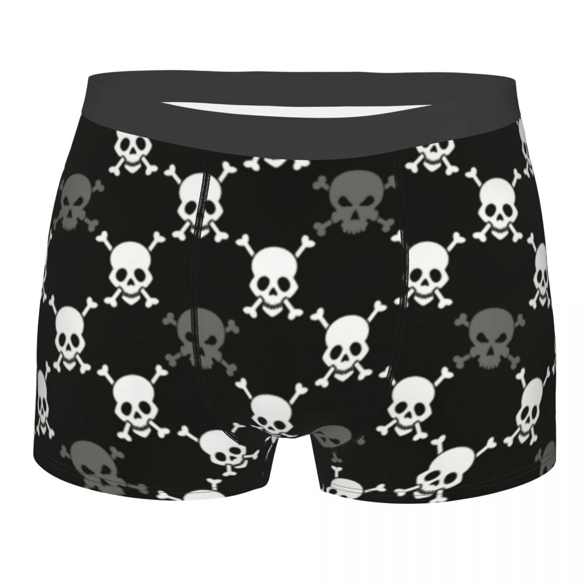 Gothic Skeleton Horror Death Skull Boxer Shorts For Homme 3D Print Male ...