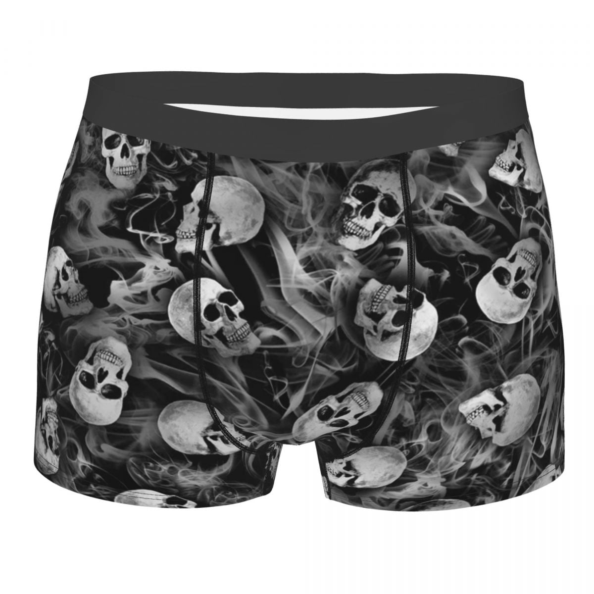 Gothic Skeleton Horror Death Skull Boxer Shorts For Homme 3D Print Male ...