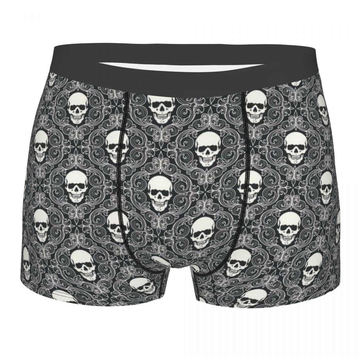 Gothic Skeleton Horror Death Skull Underwear Male Sexy Printed Custom ...