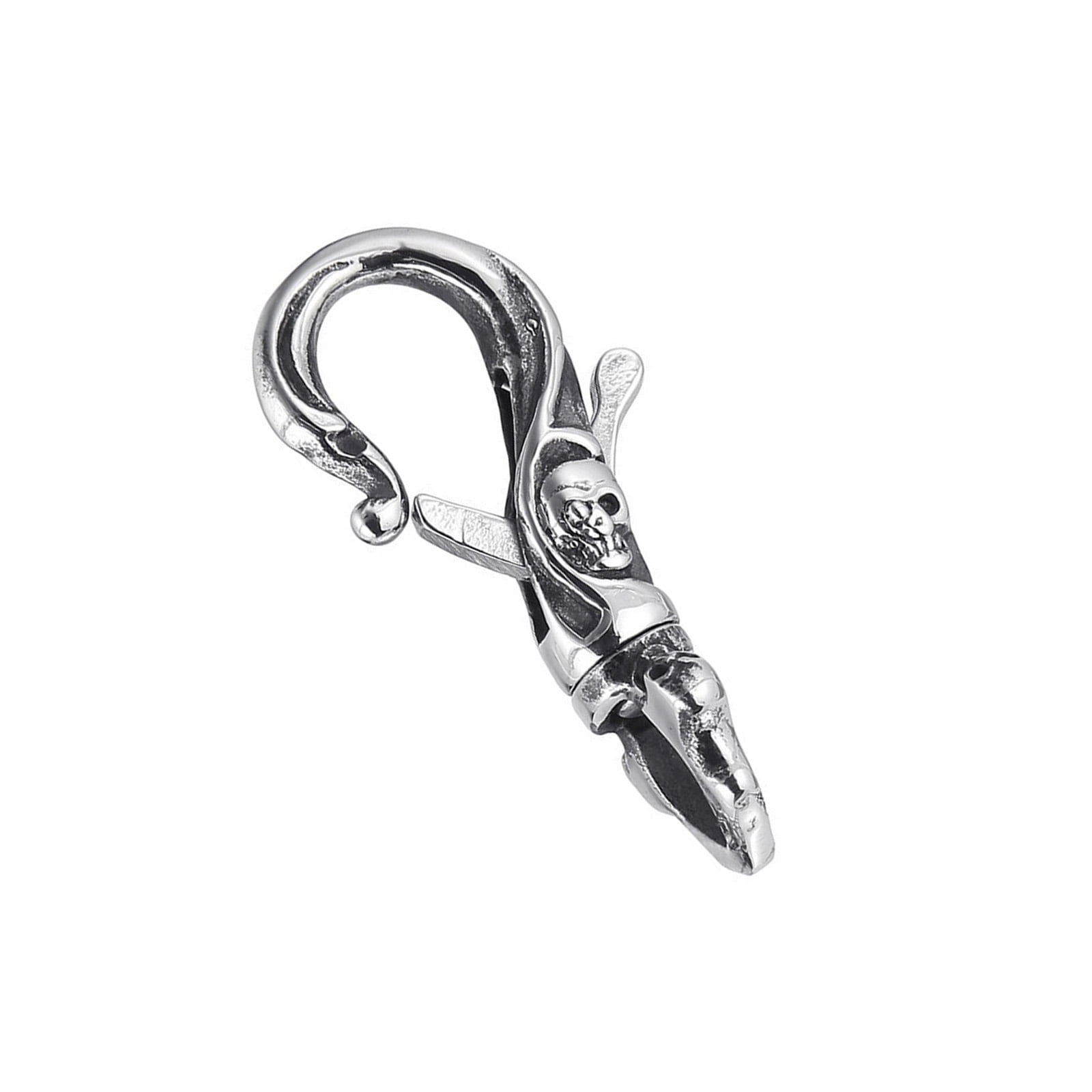 Gothic Skull Keyring Stainless Steel Casting Craftsmanship Unique ...