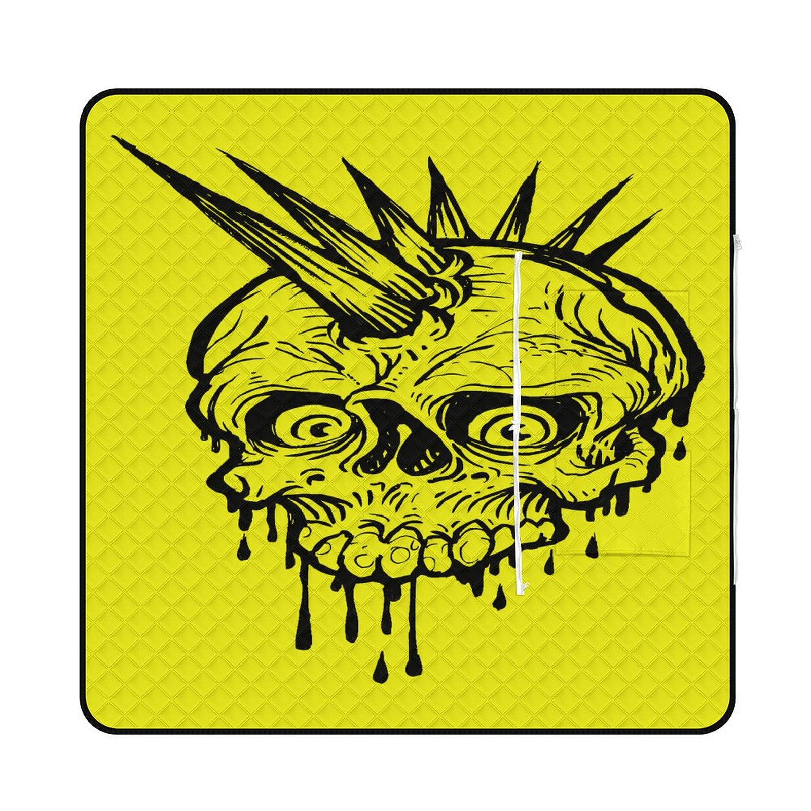 Gothic, Skull, Punk Waterproof Beach Mat Folding Mattress Portable ...