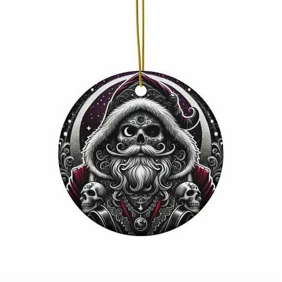 Gothic Skull Santa kriStmAs Ornament – Dark and Mysteri Décor 1PC ...