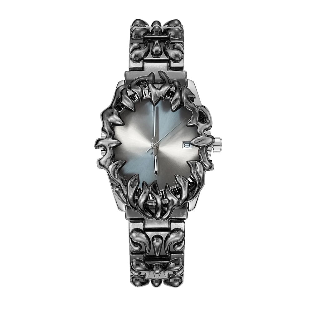 Gothic Stainless Steel Claw Watch – Special Shape, Waterproof Quartz ...