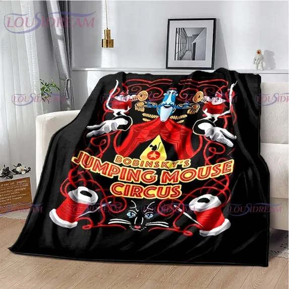 Gothic Style Animation Coraline Print Blanket Children's Blanket Family ...