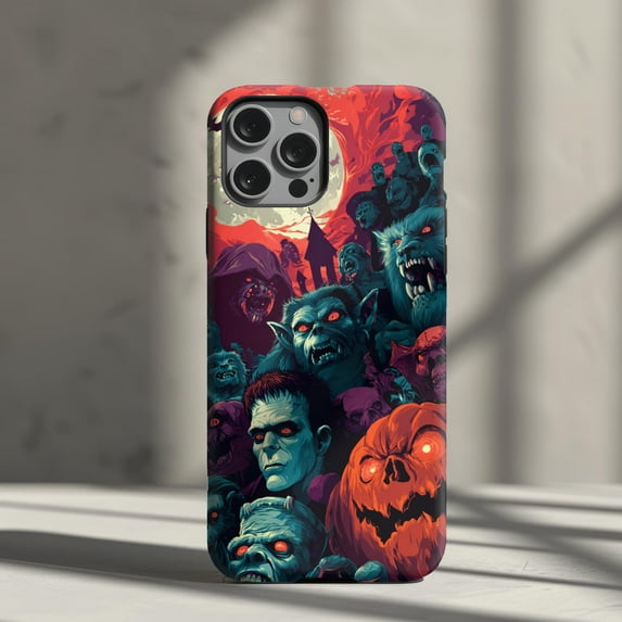 Gothic Style Monster Theme Phone Case 17 16 15 14 13 12 11 Pro Max ...