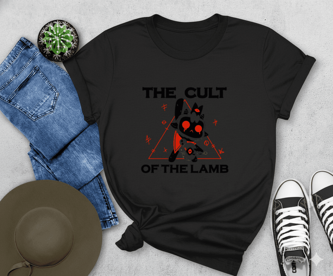 Gothic Symbol The Cult X The Lamb Parody Inspired Cartoon Unisex T ...
