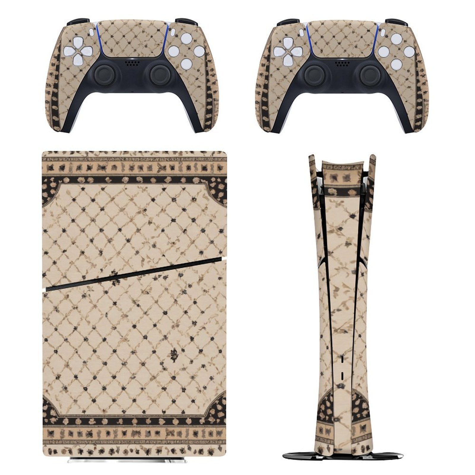 Gothic Tile Console Skin Bundle for PS5 Pro Slim Disc & Digital / PS4 ...