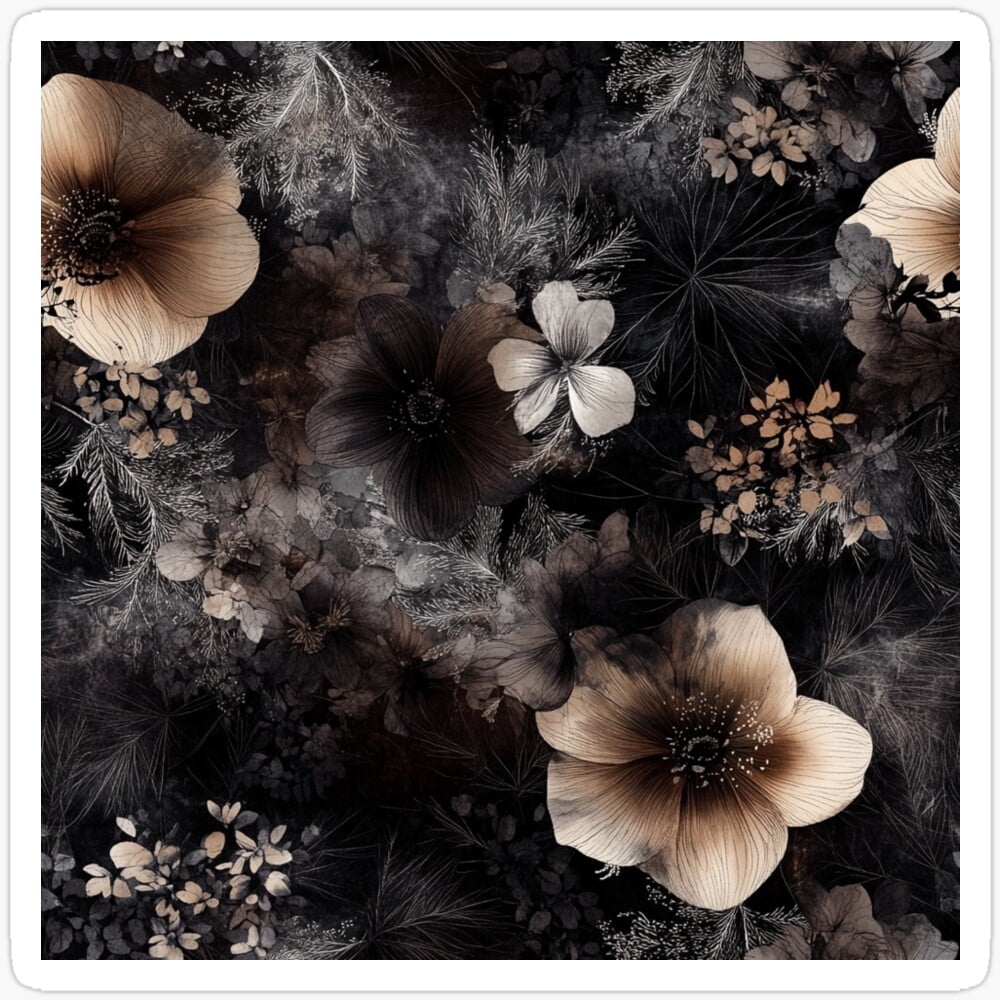 Gothic Tones In Bloom Sticker Kir-2676 - Walmart.com