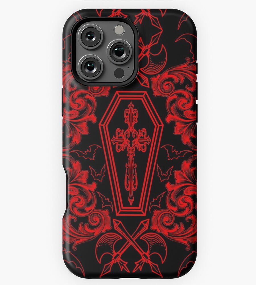 Gothic Vampire Dark Aesthetic GA1572 Phone Case for iPhone 11 to 17 Pro ...