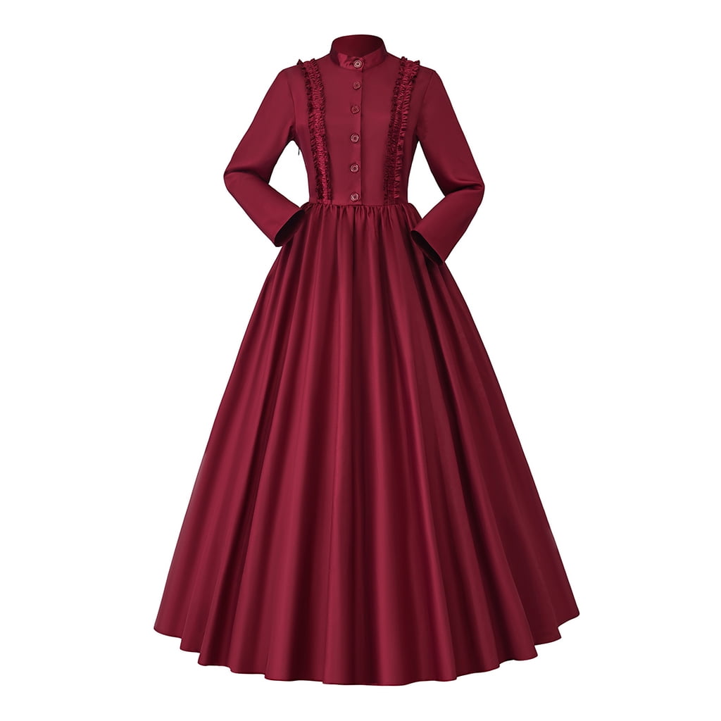 Gothic Victorian Dress Civil War Costumes Queen Ball Gown Masquerade ...