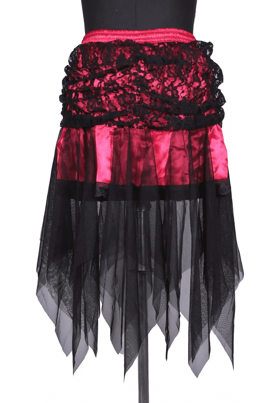 Gothic Victorian Renaissance Pirate Black Prom Night Halloween Short ...