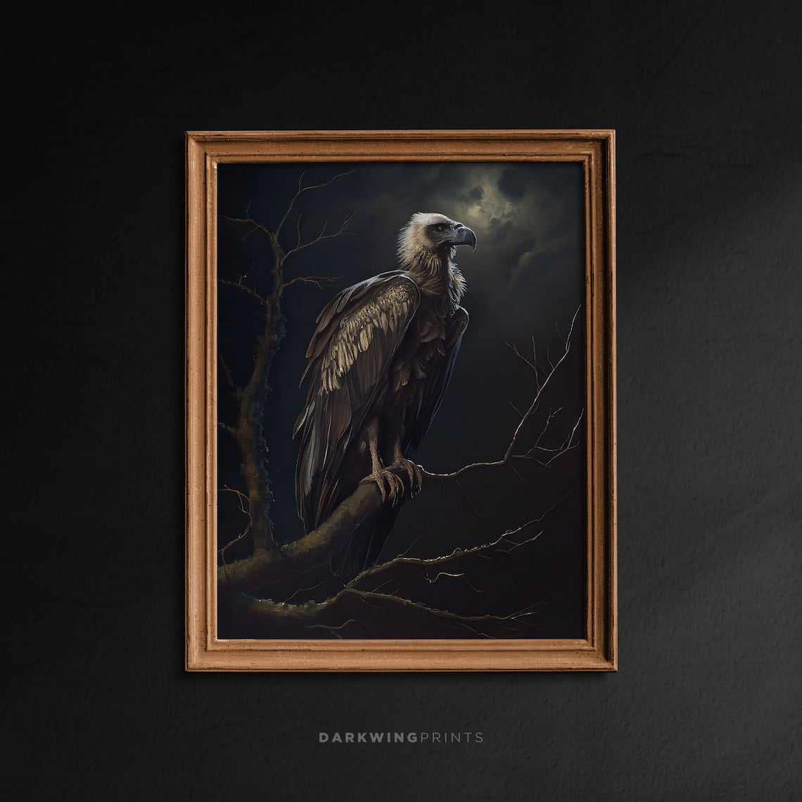 Gothic Vulture Wall Art, Dark Cottagecore Prints, Witchy Room Decor ...