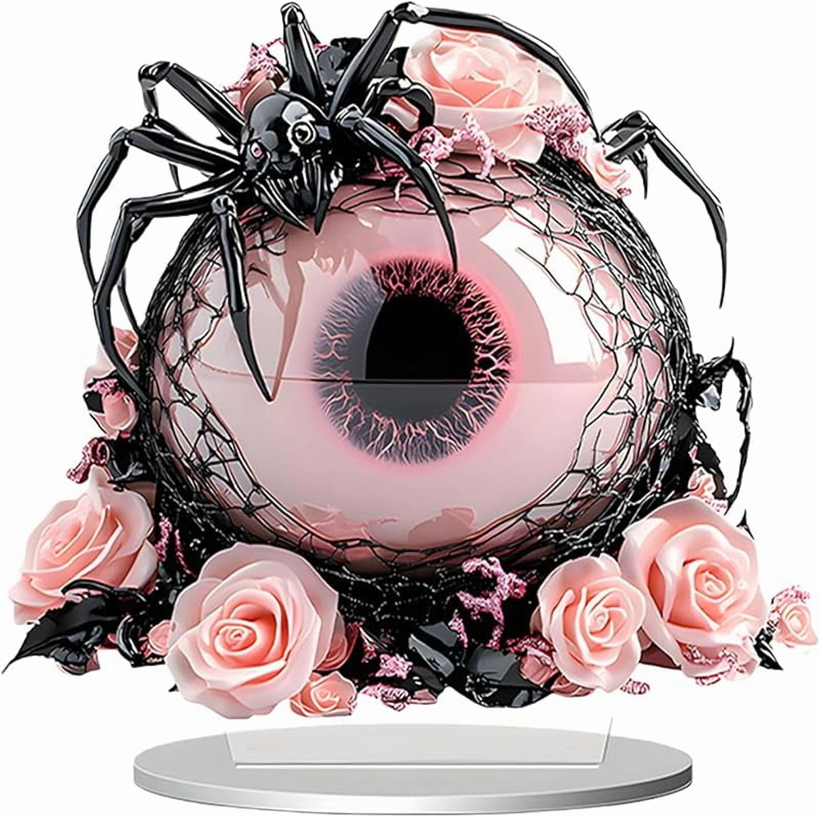 Gothic Witch Moon Acrylic Stand, Tabletop Centerpiece Display, Indoor ...