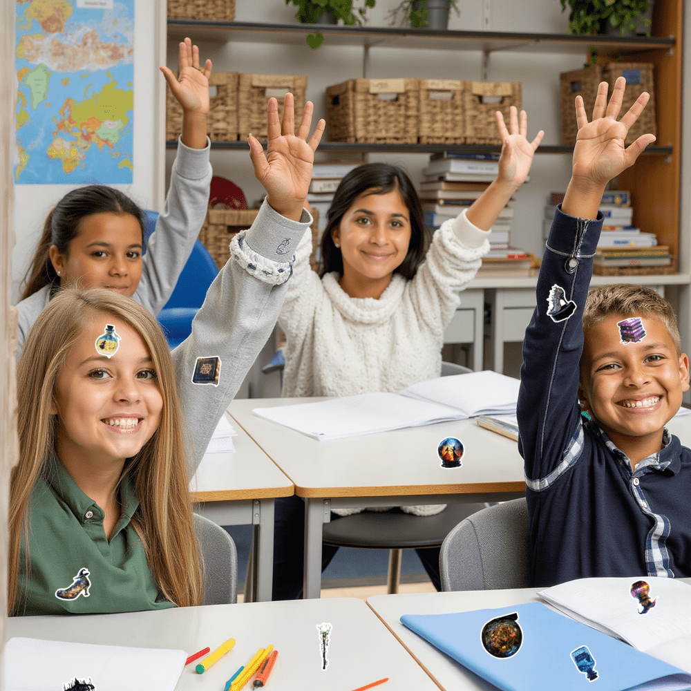 Gothic Witch - themed Stickers, Waterproof Magic - themed Sticker for ...