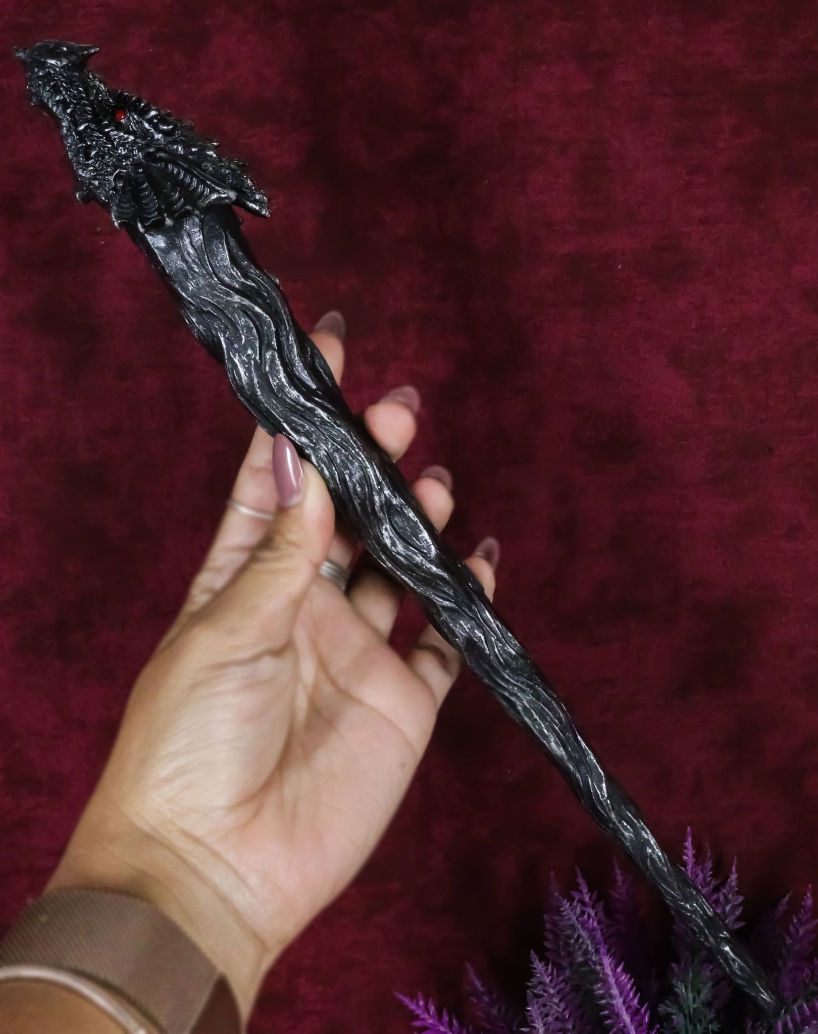 Gothic Witchcraft Merlin The Wizard Sorcerer Twisted Dragon Cosplay ...