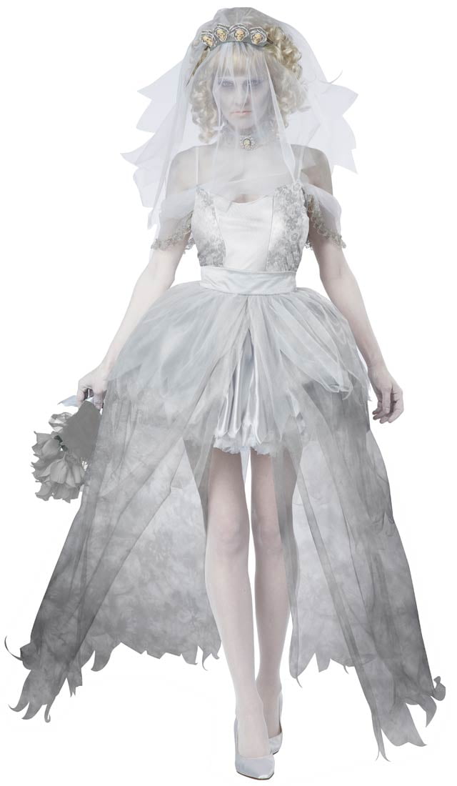 Womens Ghostly Bride Adult Costume - Walmart.com