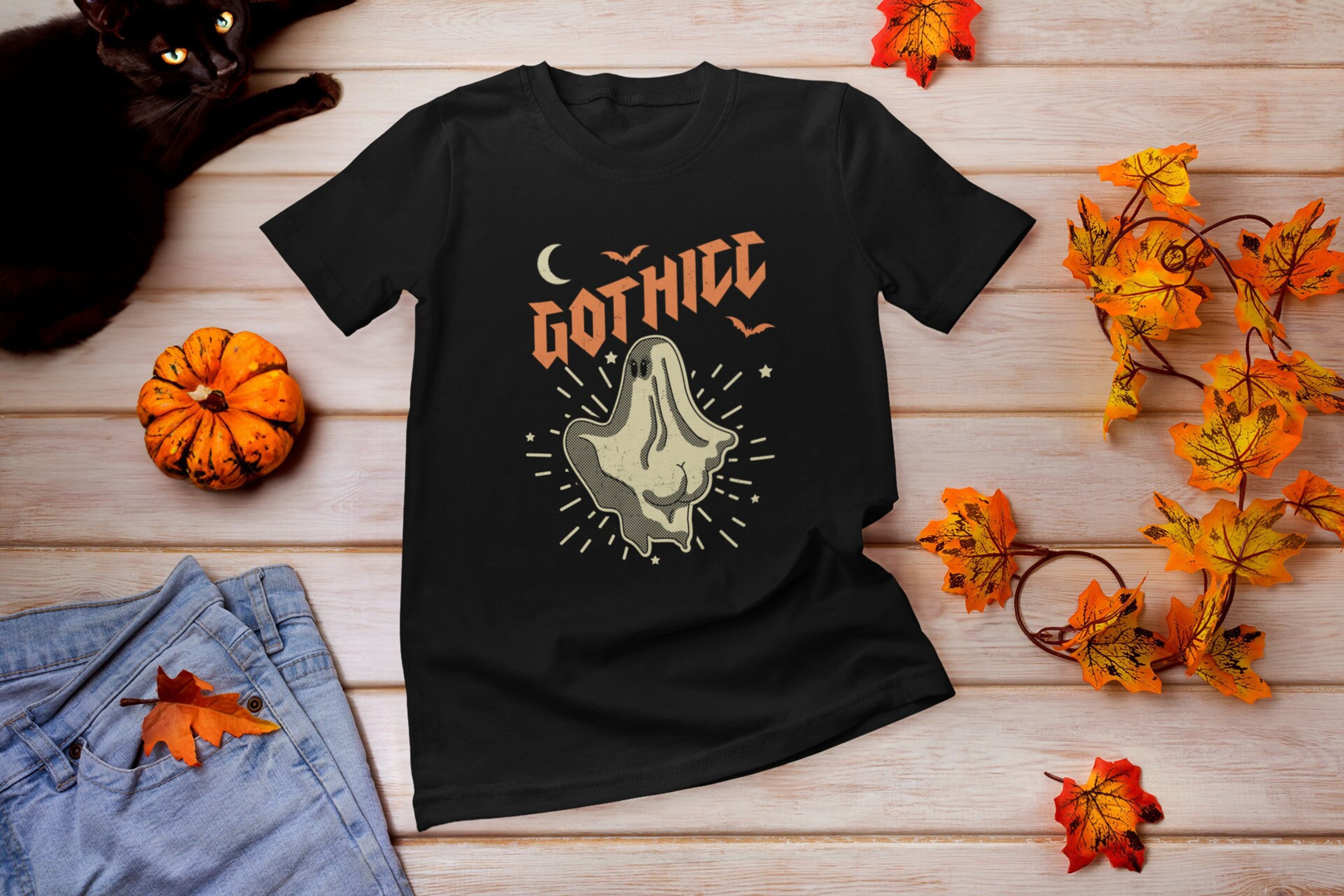 Gothicc Shirt, Thick Thighs Shirt, goth graphic tee, Thicc Goth Shirt ...