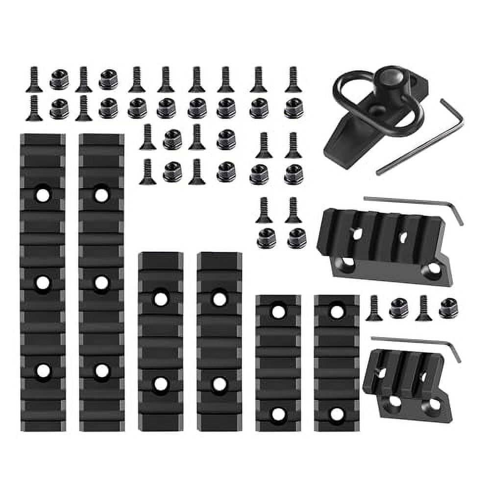 Gotical 5 Products Combo KeyMod 45 Degree Offset Picatinny Rail Mount ...