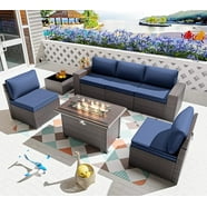 Better Homes & Gardens Tarren 5-Piece Wicker Outdoor Conversation Set ...