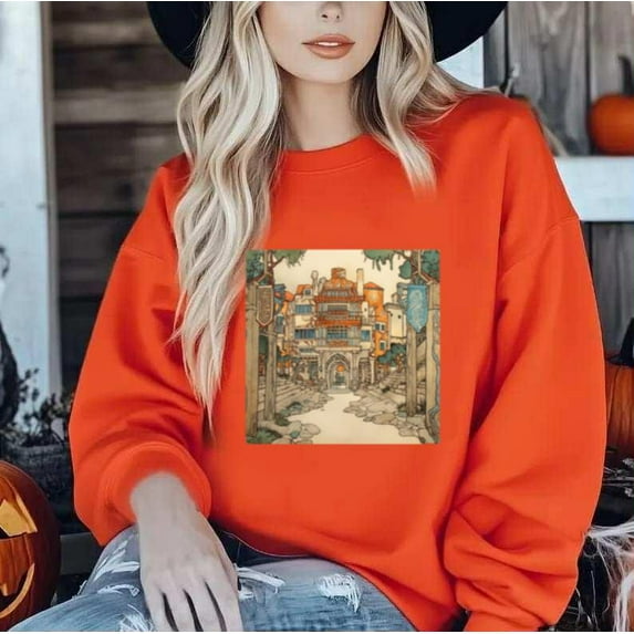 Gotland City Drawing Sweden Scandinavian Travel Souvenir Line Art Vibe ...