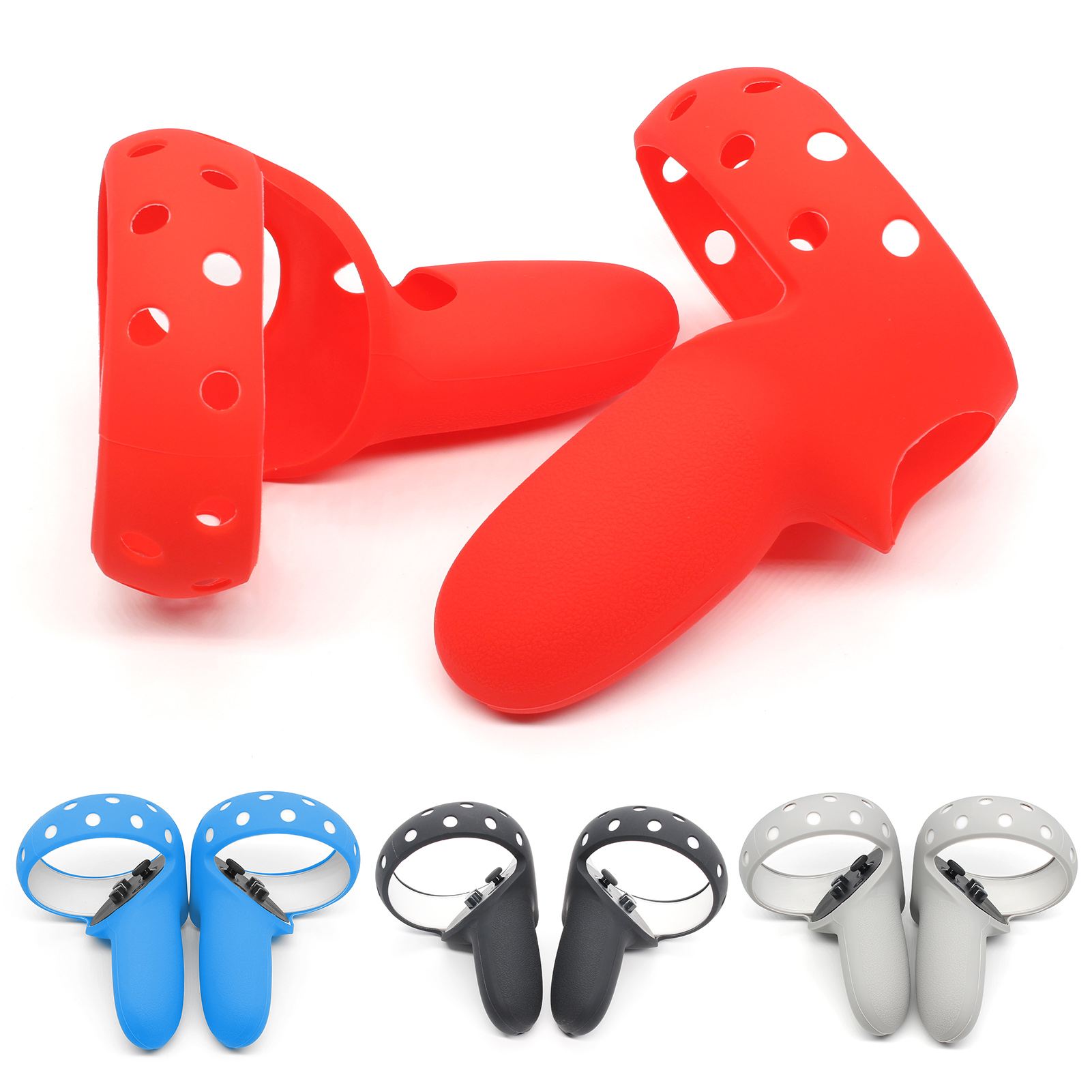 Gotofar 1 Pair Sweatproof Soft Silicone Protective Case Handle Cover ...