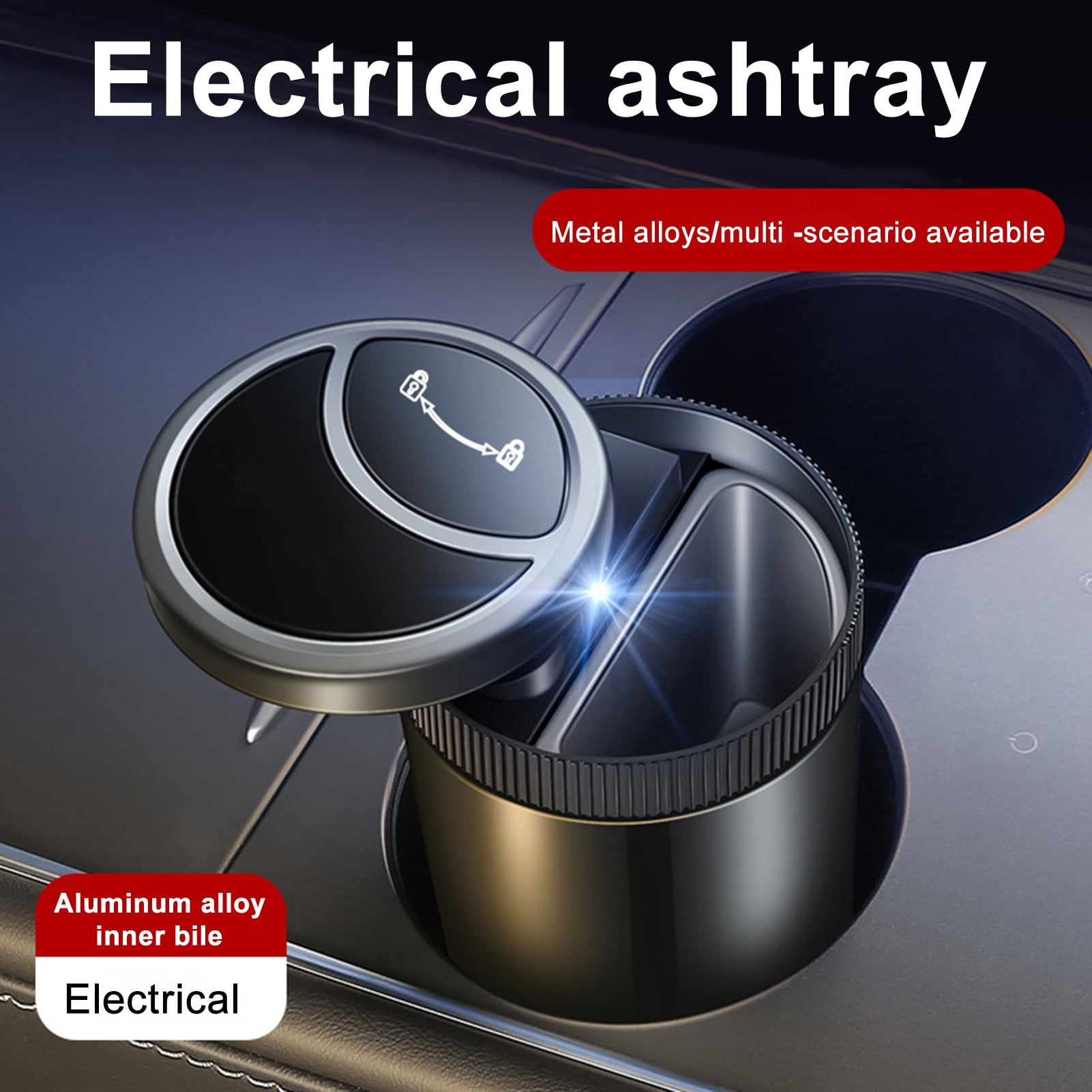 Gotofar Car Ashtray Fully Automatic Intelligent Sensing Multifunctional ...