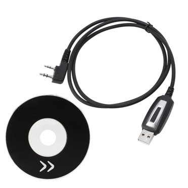 USB Programming Cable With CD For Baofeng UV-5R 82 888S UV-S9PLUS UV-13 ...