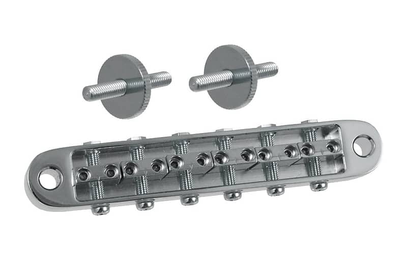 Gotoh 510BN Tunematic Bridge With Height Adjustable Saddles - CHROME ...