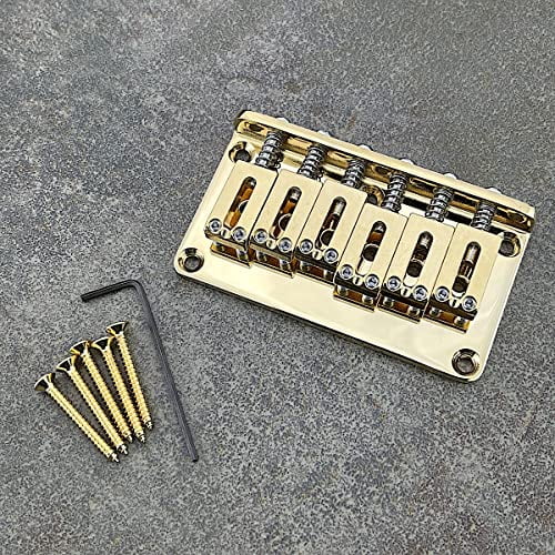 Gotoh Hardtail Bridge - Gold - Steel Saddles - Walmart.com