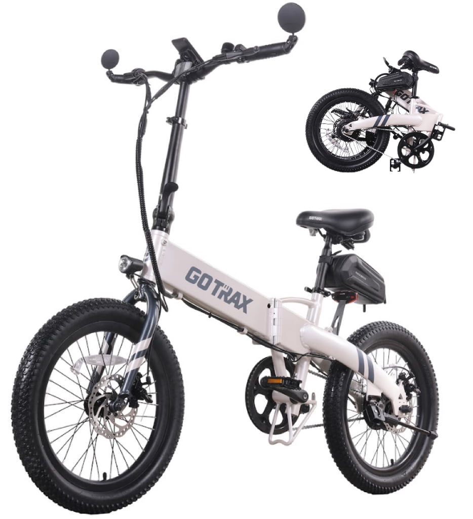 Gotrax F1V2 20" Adult Folding Electric Bike, 50 Mile Long Range, 48V 10 ...