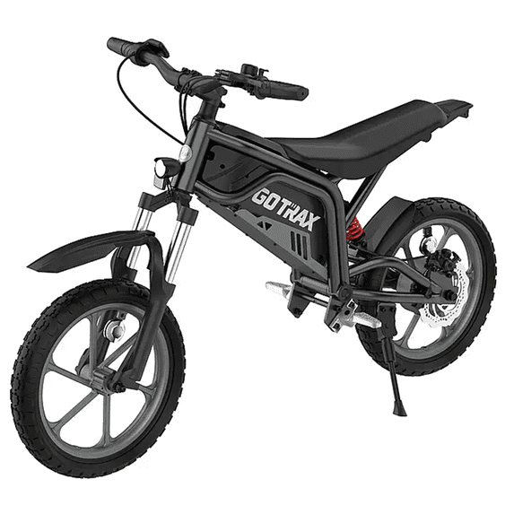 GOTRAX Fitz16 Electric Dirt Bike for Kids Ages 8+,350W Motor, 16" Off-Road Tires, Dual ...