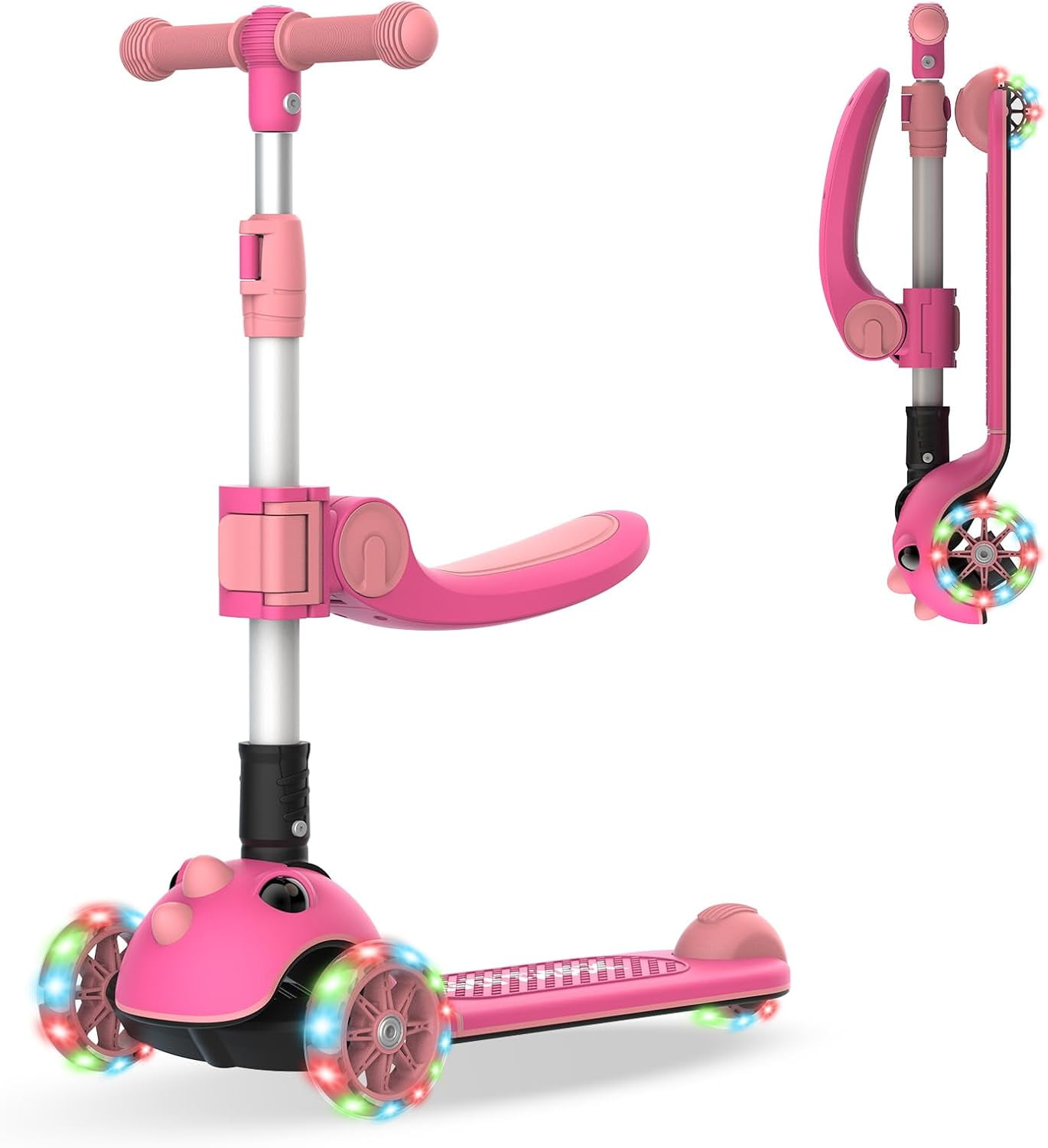Gotrax KS3 Pro Folding Kick Scooter for Kids, One Key Removable Seat ...