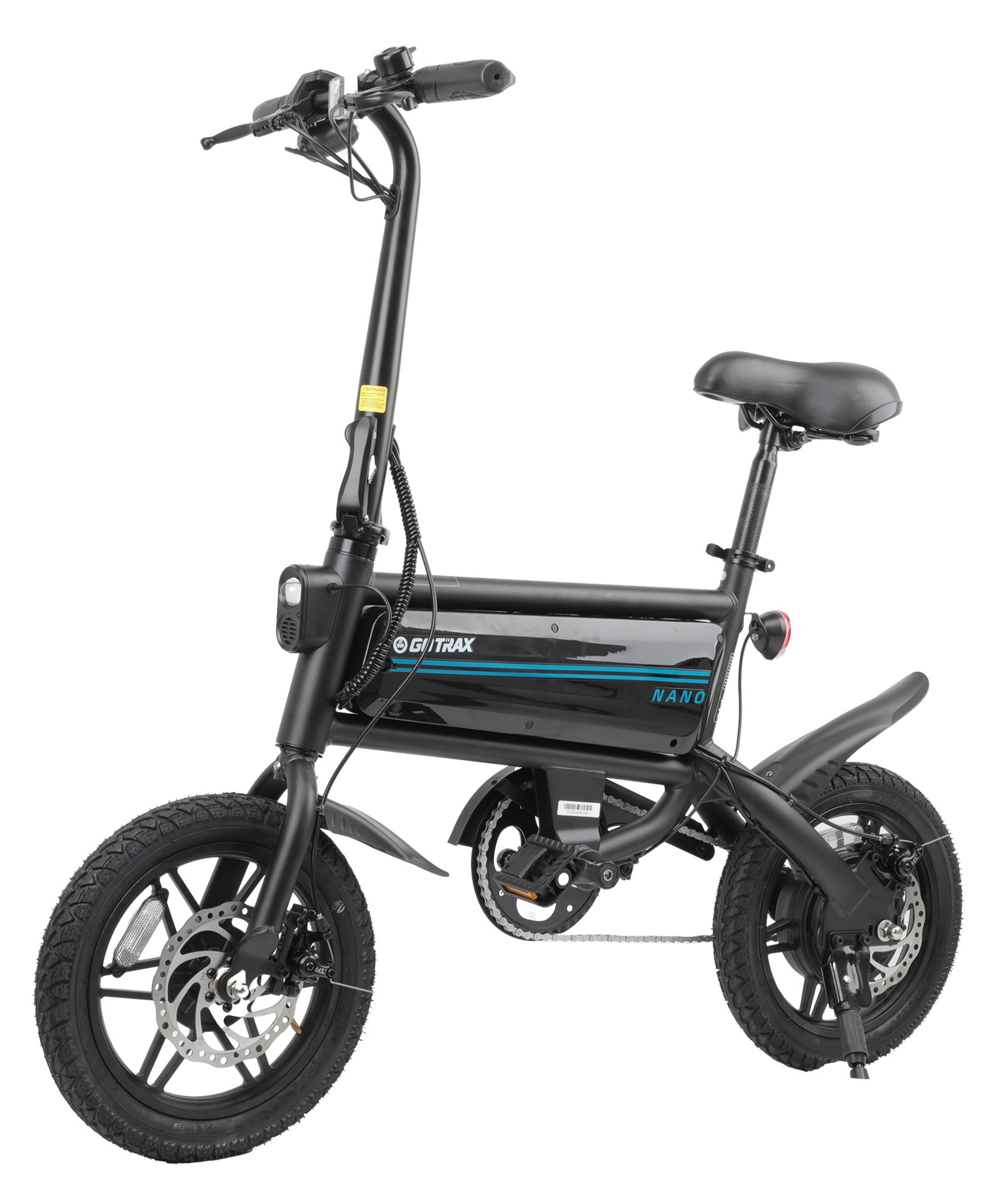 Gotrax Nano 14" Folding Adult Electric Bike,15.5mph 36V 350W Peak ...