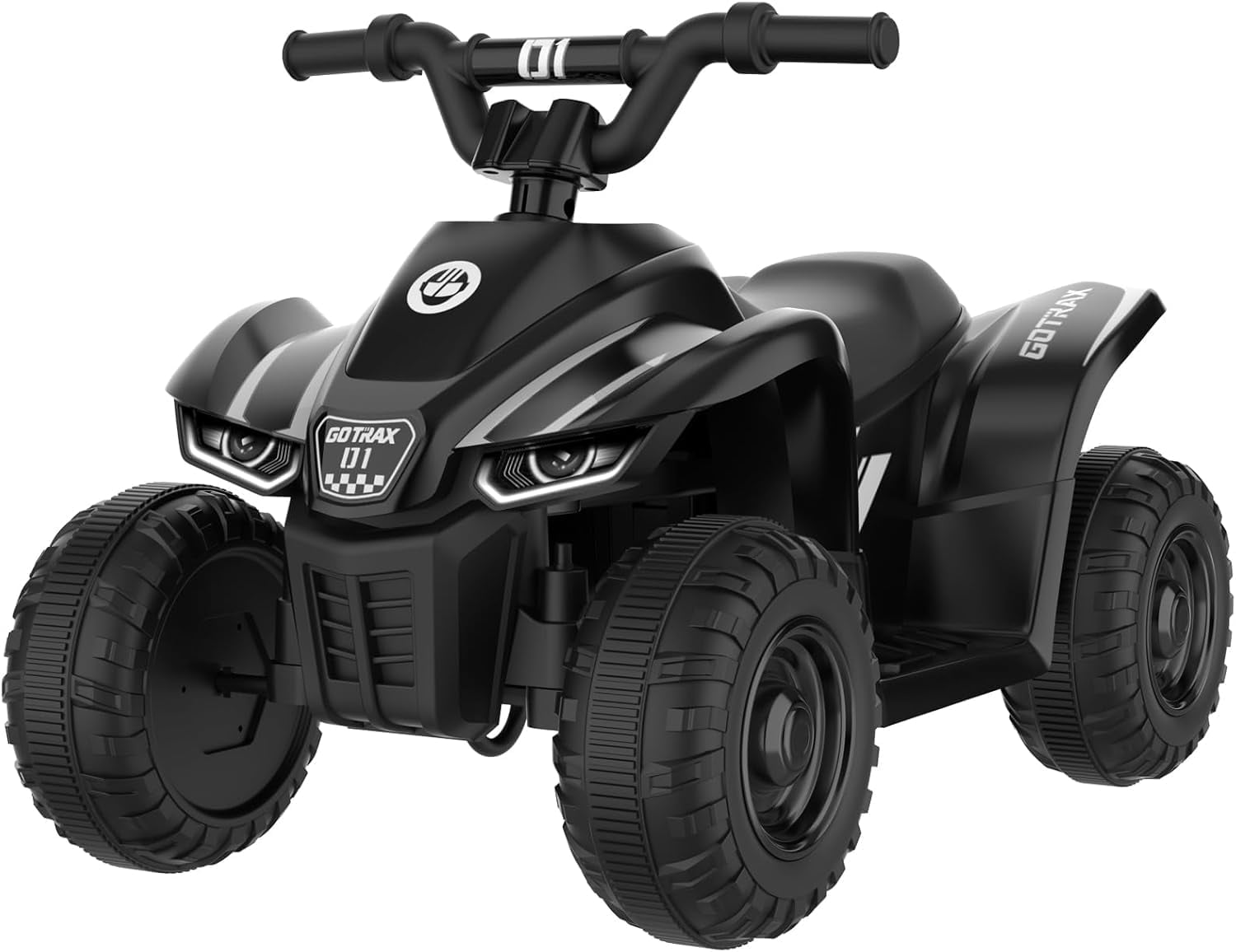 Gotrax RT1 12V Kids Electric ATV, 8" All-Terrain Tires, 1.5 mph Max Speed, 80 Min Battery, Anti ...
