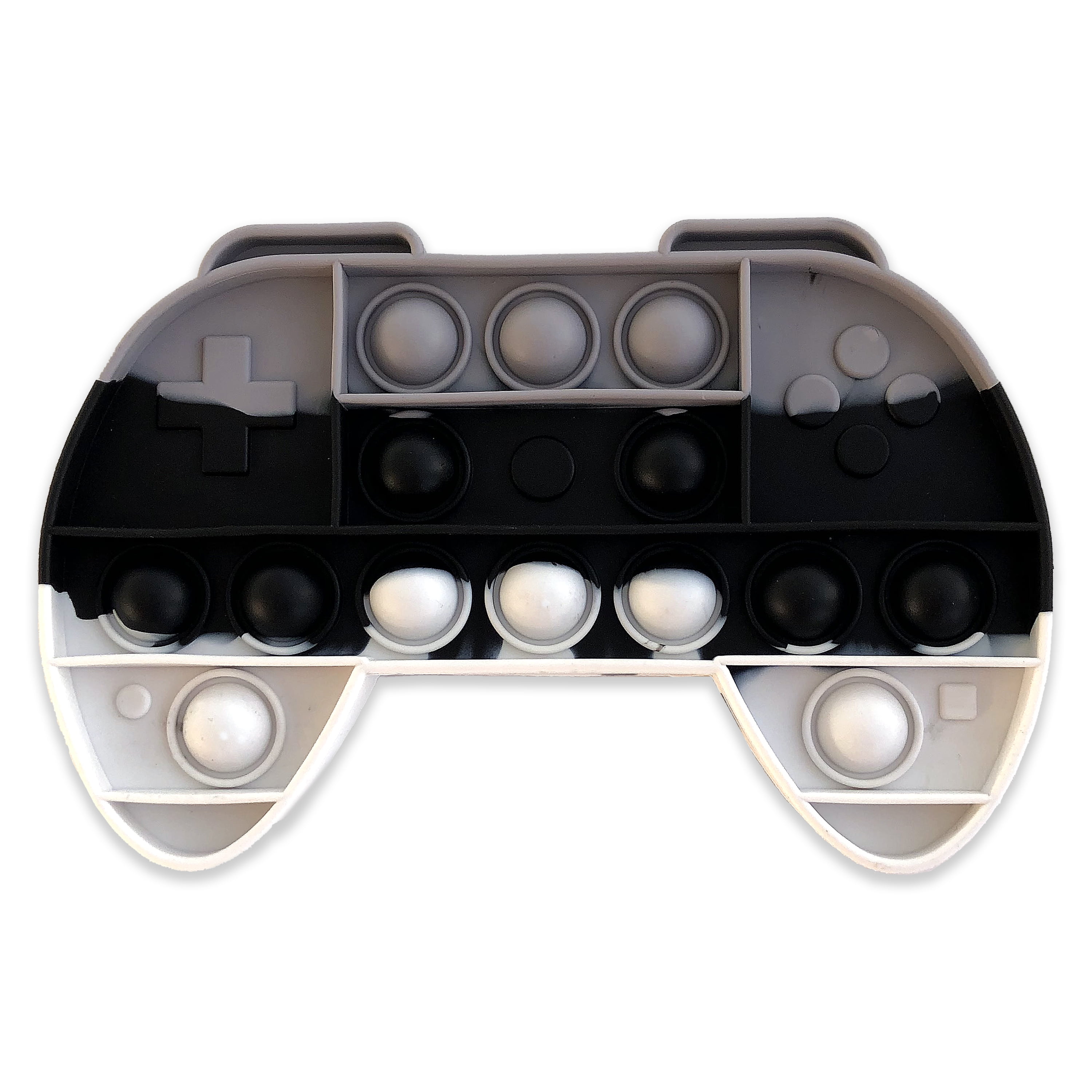 Gotta Pop Fidget Pop It Toy, 5.5" x 6.5" Gray and Black Controller ...
