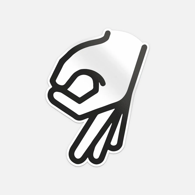 Gottem Hand Sticker Phone Decal Water Bottle Stickers Car Decals ...