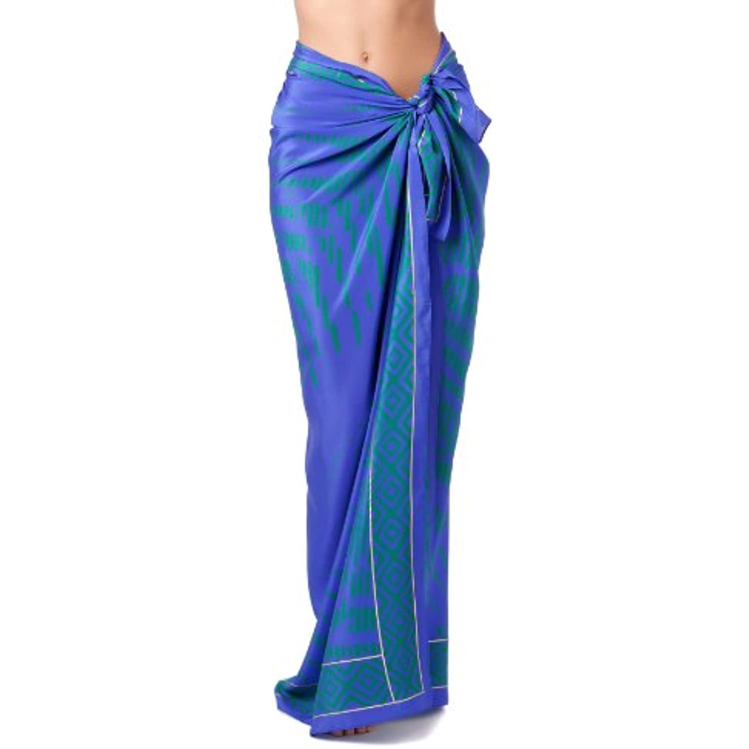 Gottex Antigua Bay Pareo - Cobalt/Grass - One - Walmart.com