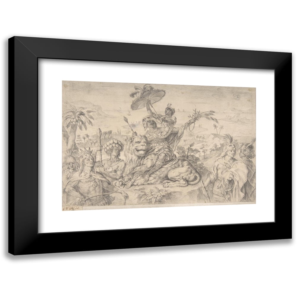 Gottfried Bernhard Goetz 24x17 Black Modern Framed Museum Art Print ...