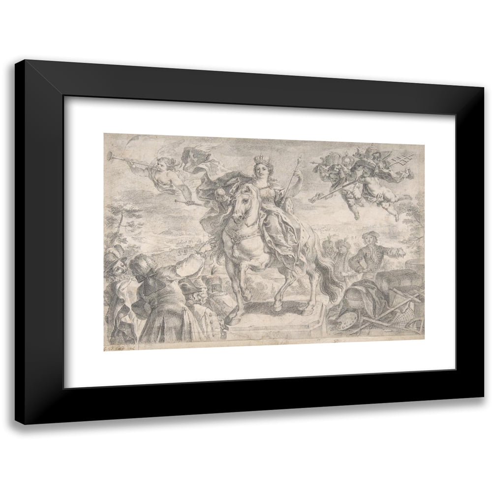 Gottfried Bernhard Goetz 24x18 Black Modern Framed Museum Art Print ...