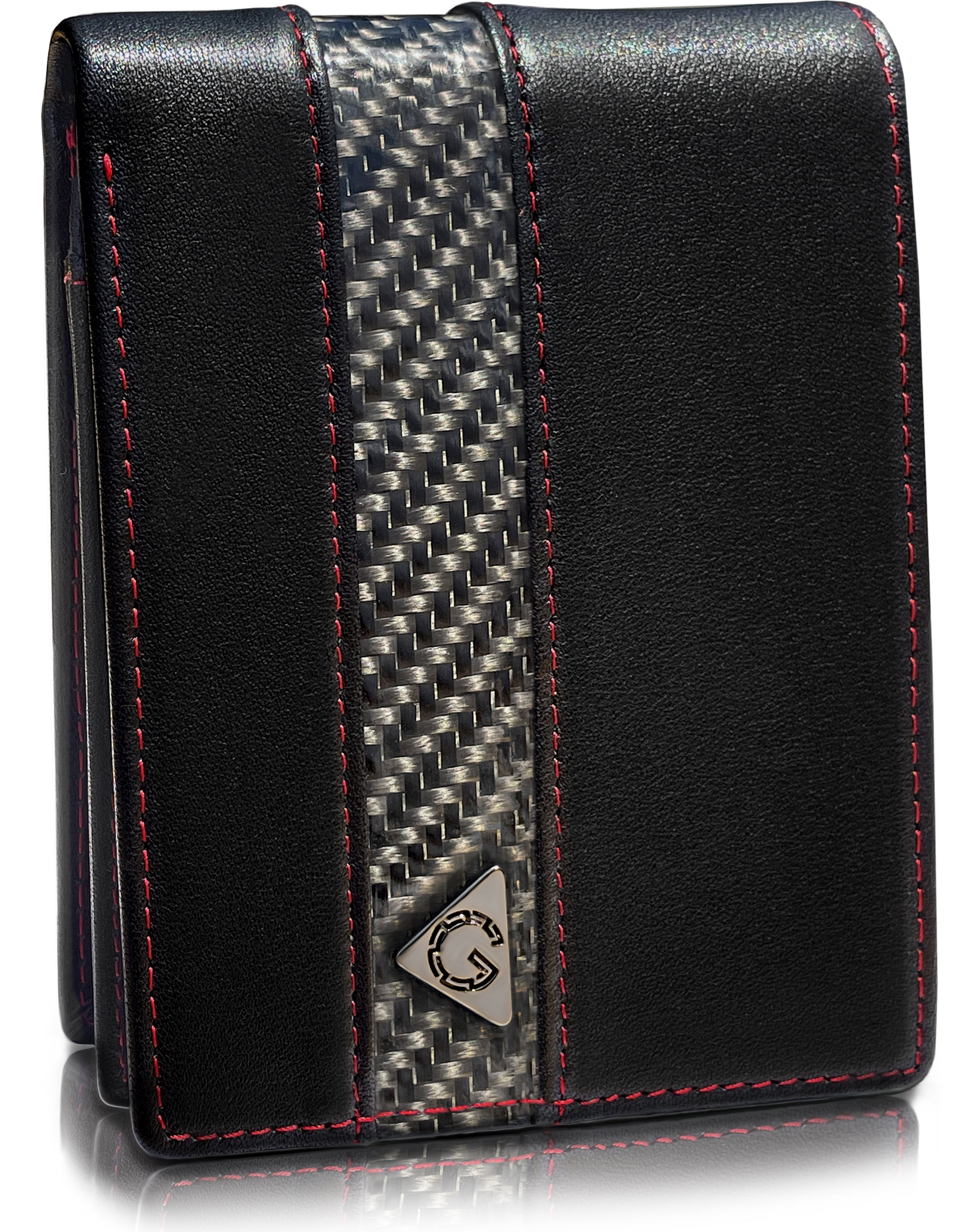 Gotti Black 100% Genuine Full Grain Leather Passcase Wallets for Men ...