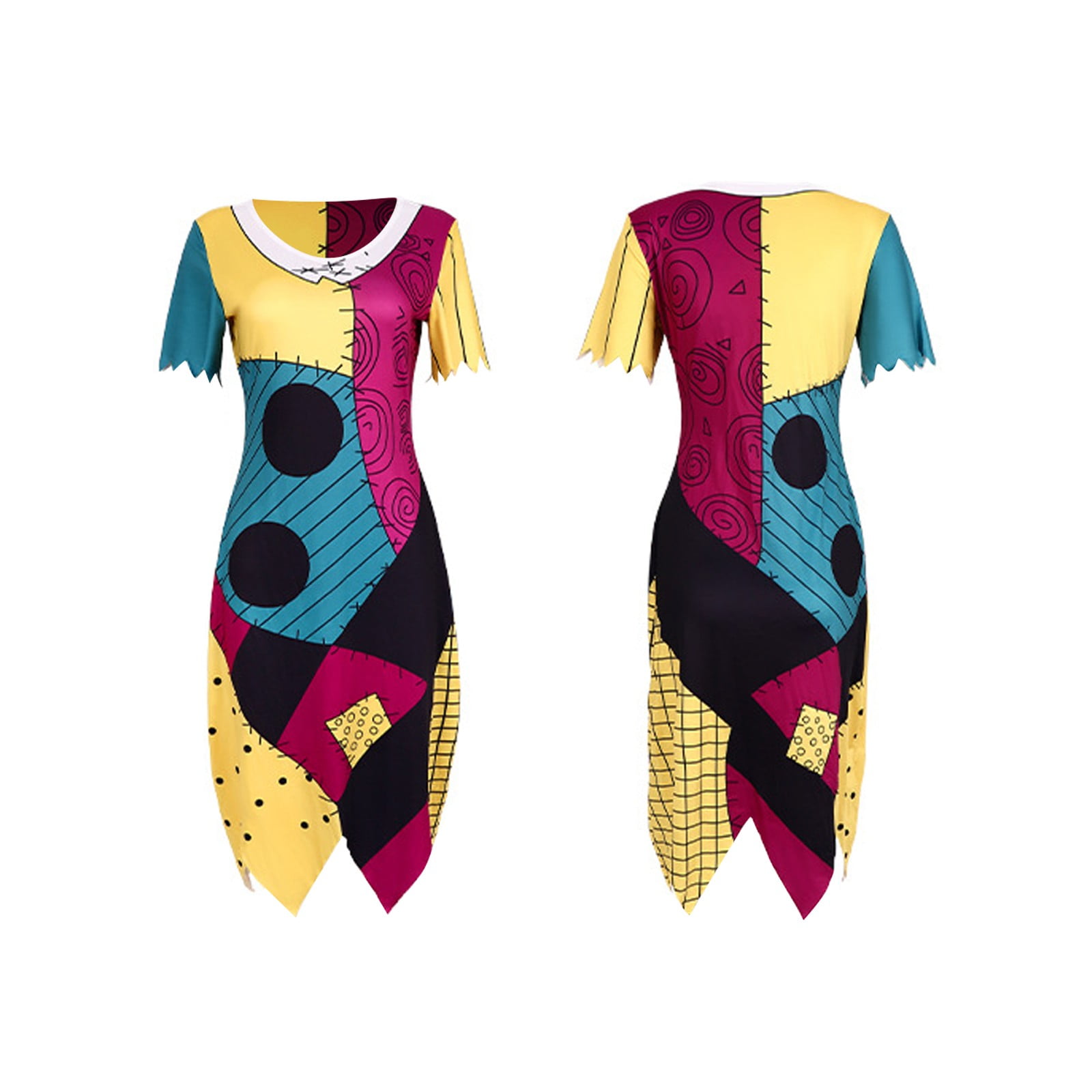 Gottsw Nightmare - Before - Christmas Sally Costume for Kids Halloween ...