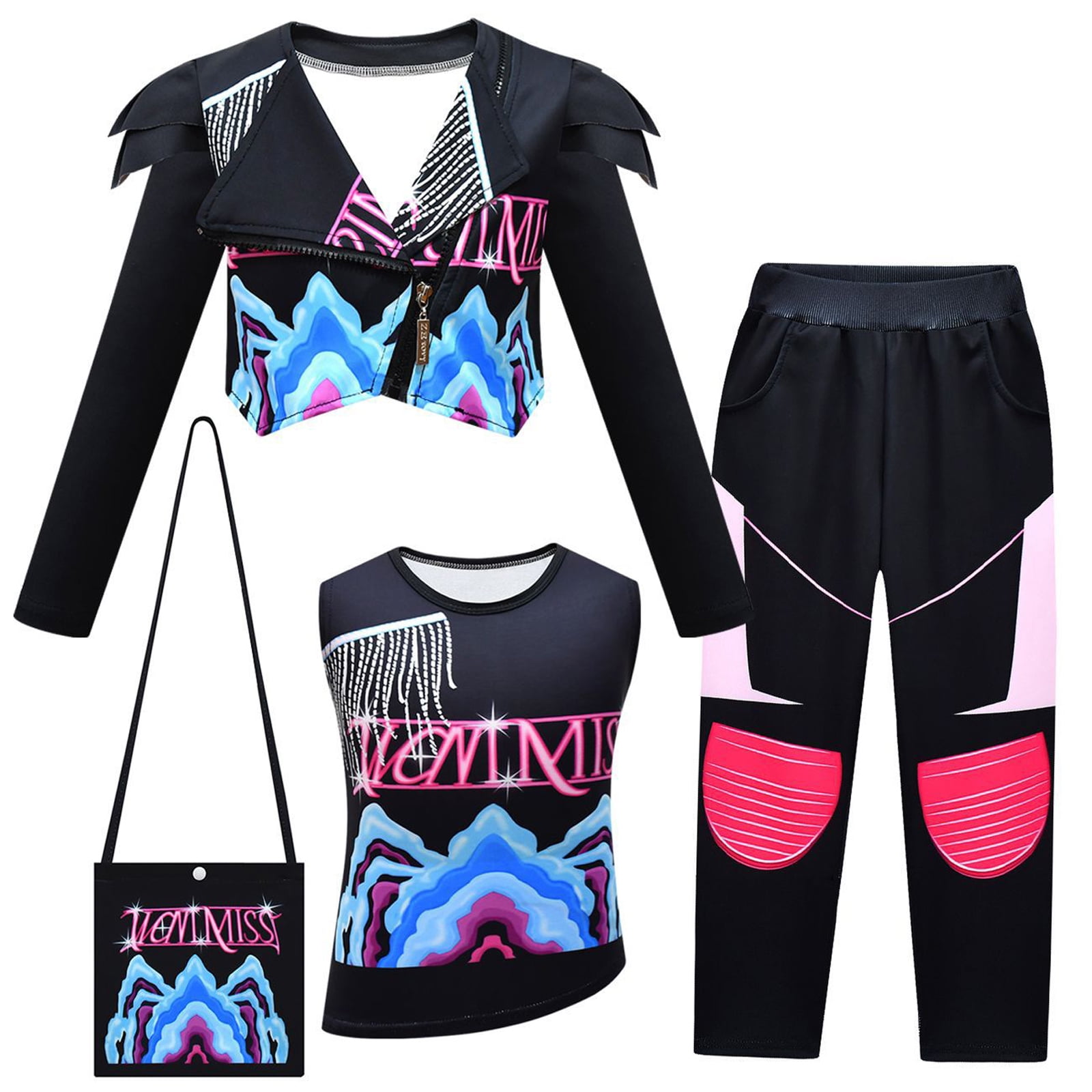Gottsw POP Singer Stars Costume for Girls, Halloween Fancy Dress Party ...