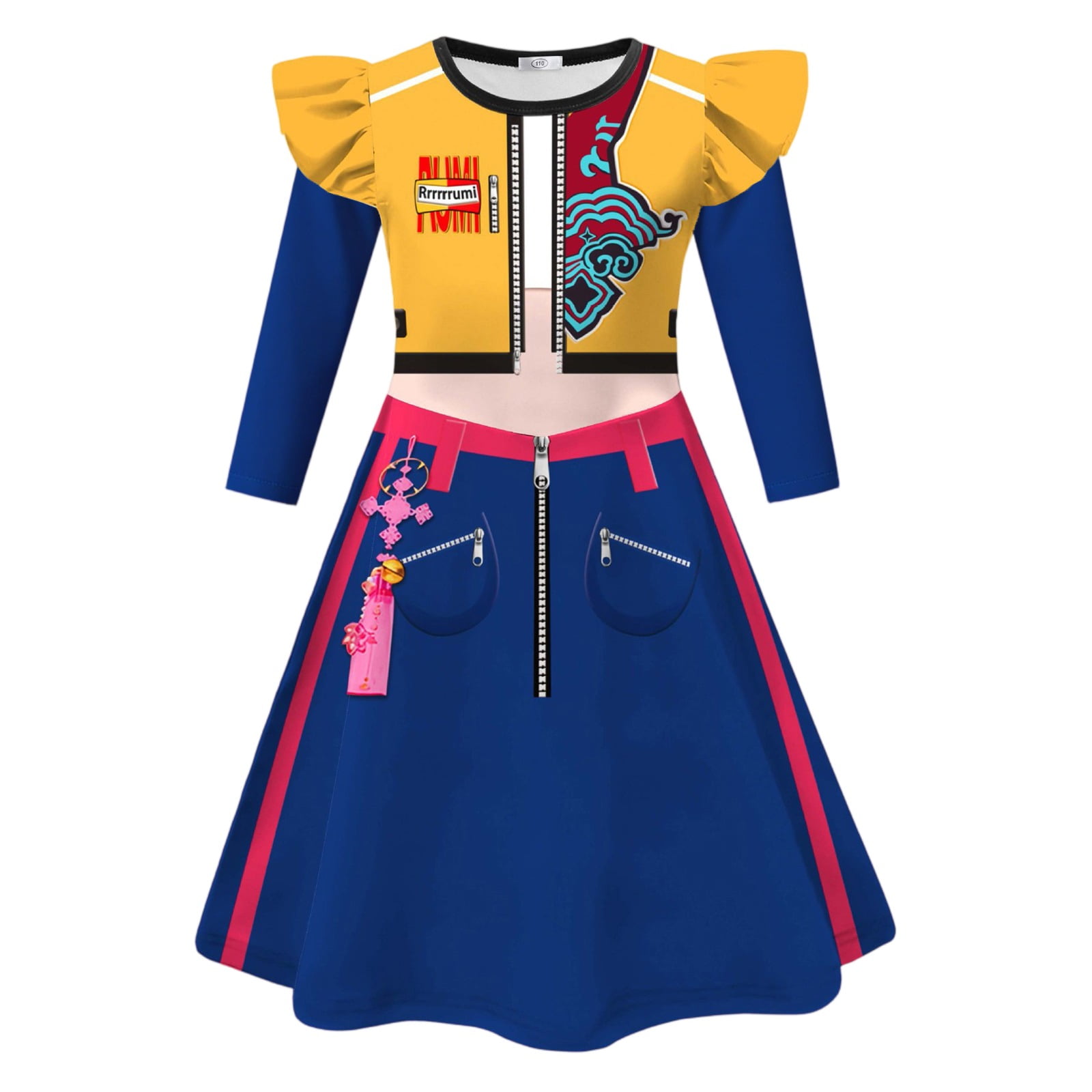 Gottsw POP Singer Stars Costume Dress for Girls, Halloween Fancy Dress ...