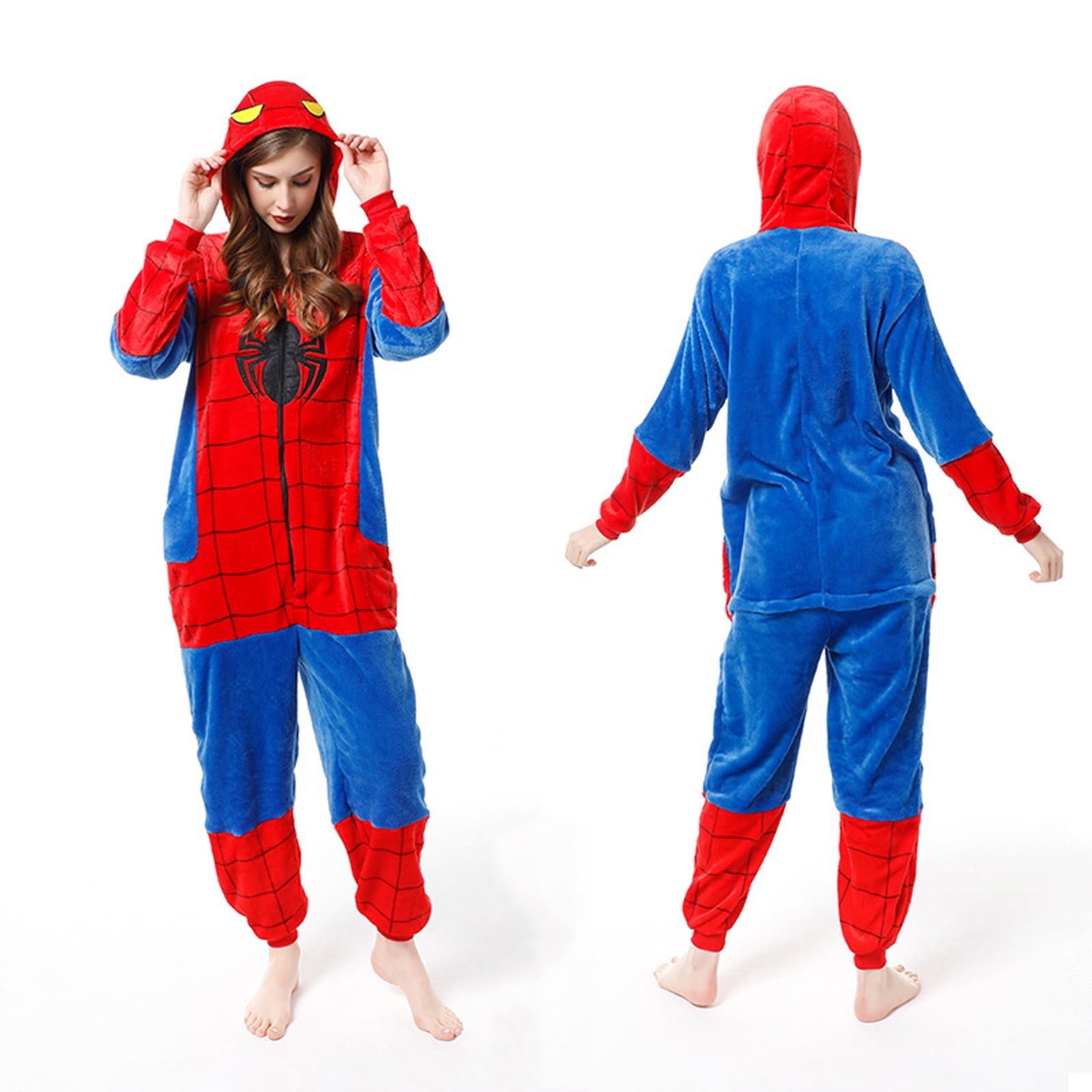 Gottsw Spider Superhero Man Costume for Girls Women Halloween Fancy ...