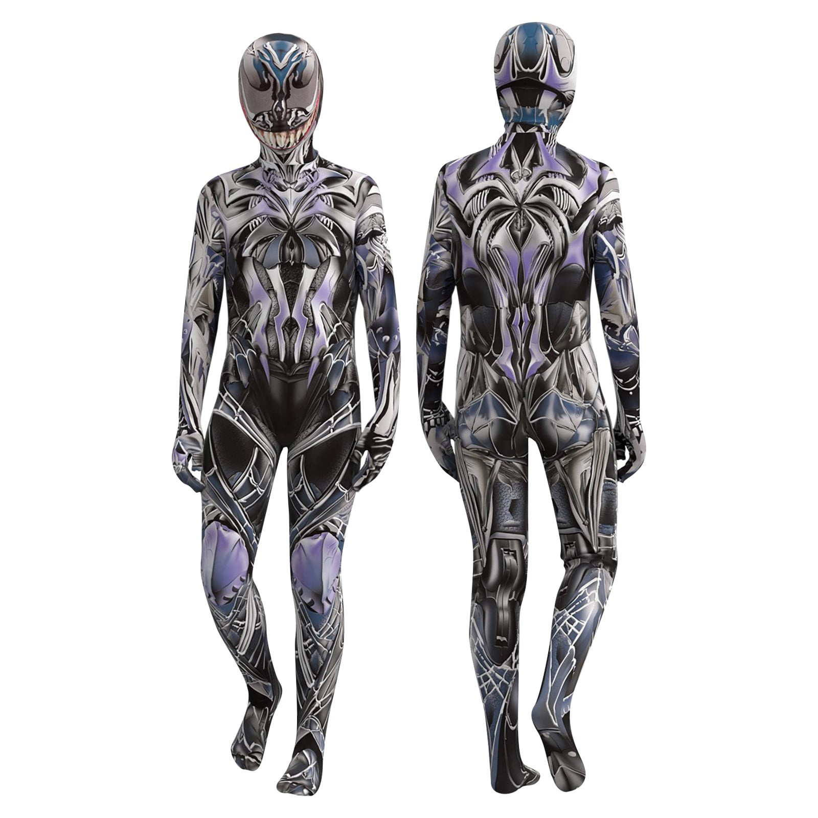 Gottsw Venom Costume for Kids Adult Halloween Fancy Dress Party ...