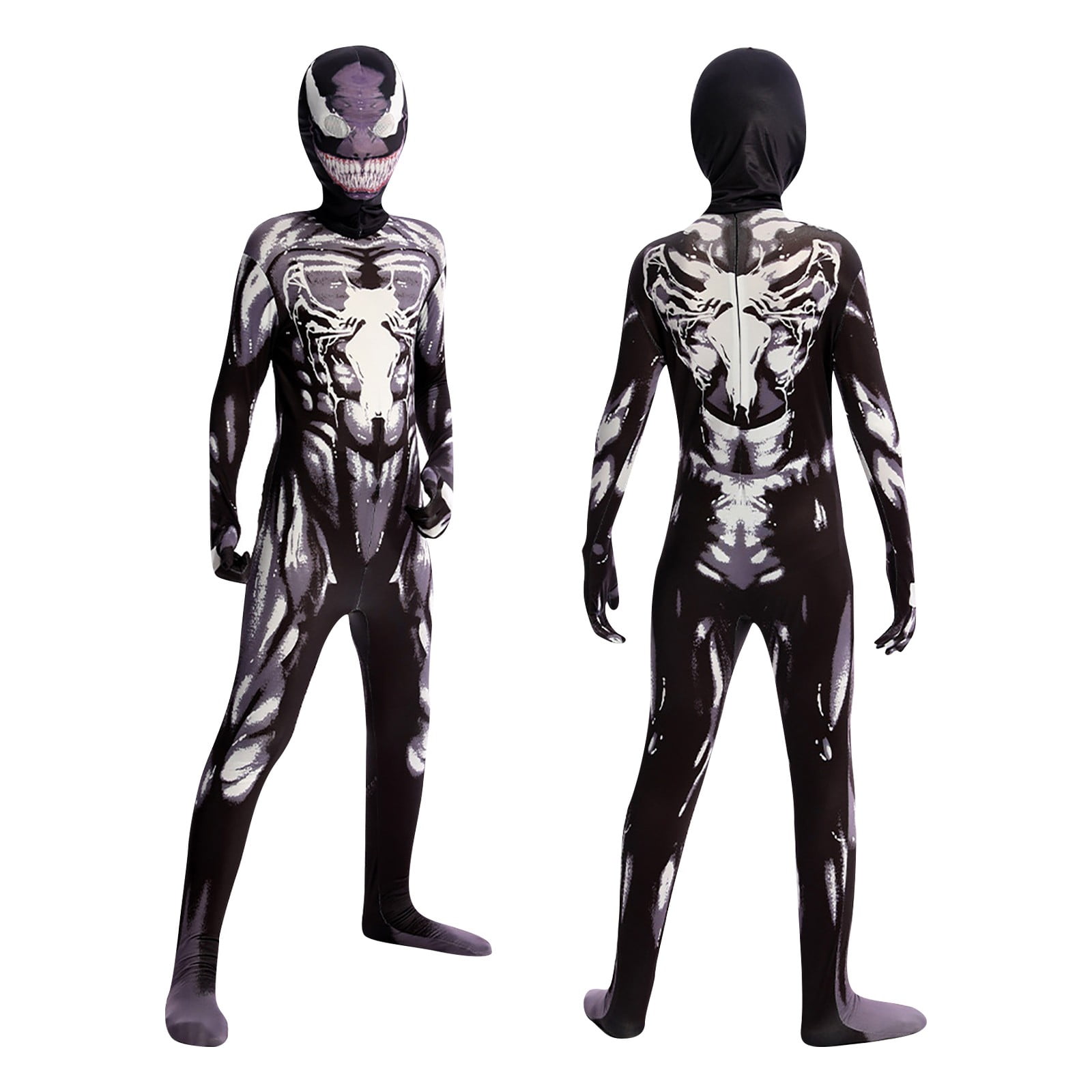 Gottsw Venom Costume for Kids Adult Halloween Fancy Dress Party ...