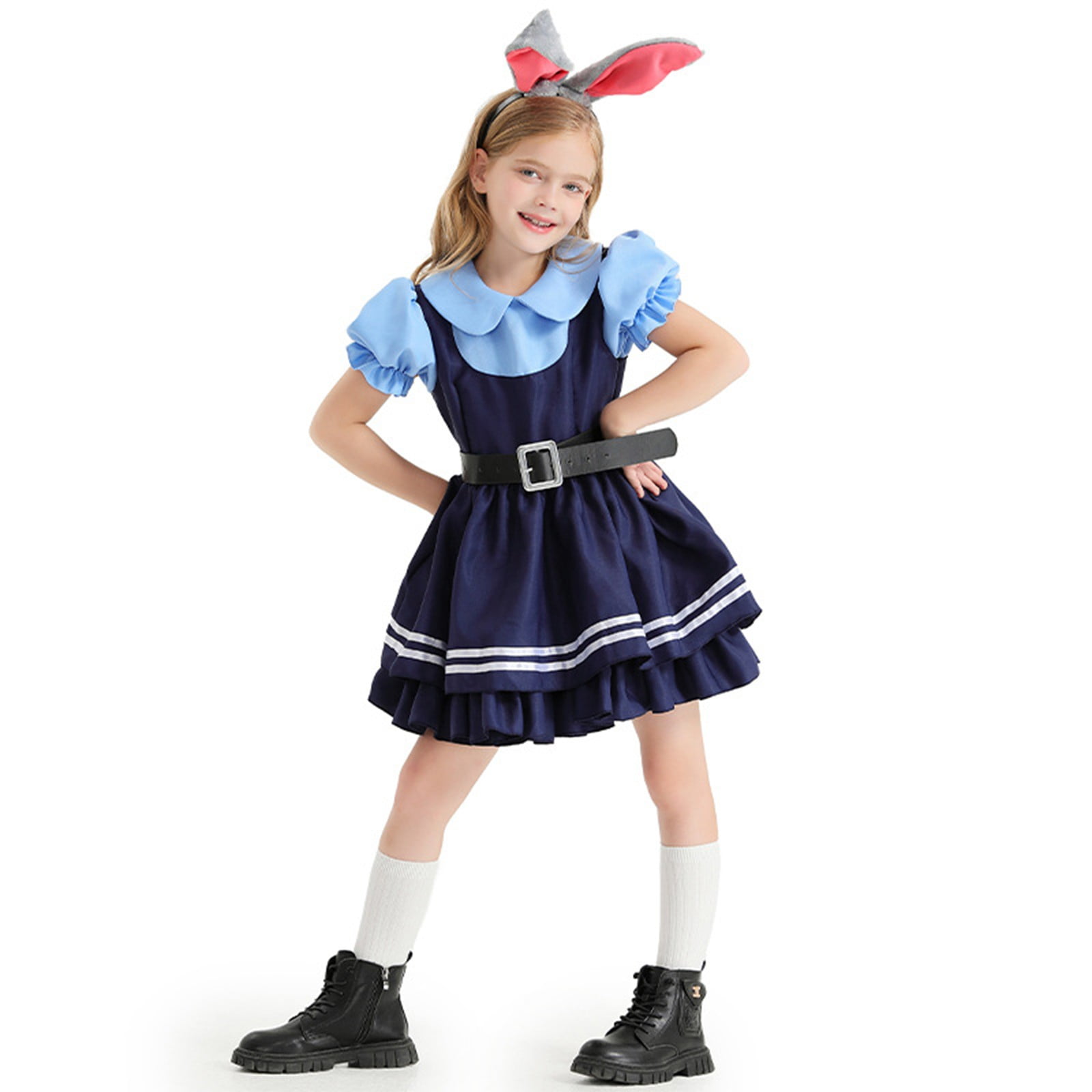 Gottsw Zooto.pia Judy - Hopps Costume for Girls, Halloween Fancy Dress ...