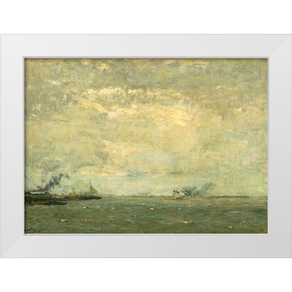 Gottwald, Frederick 18x14 White Modern Wood Framed Museum Art Print ...