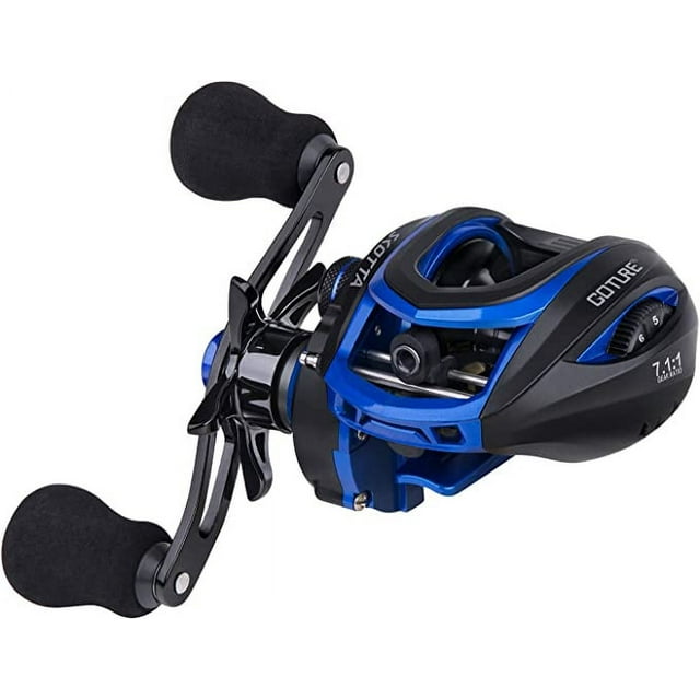Goture Baitcasting Reel,/Carbon Fiber Drag 22LB/18LB 7.1:1/6.3:1 Gear ...